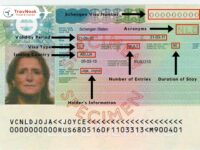 Schengen Visa Sticker Details - Sections Meaning Explained
